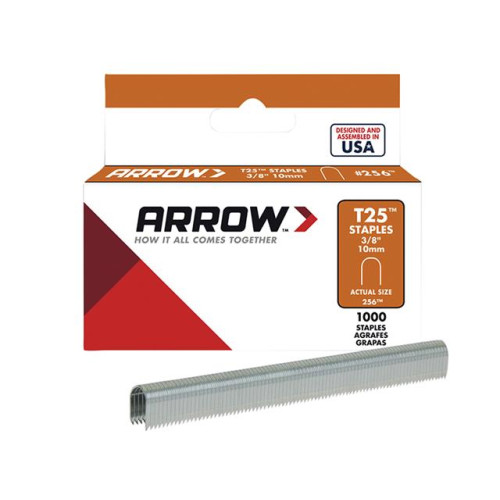 Arrow T25 Staples Box 5000 10mm 3 8In