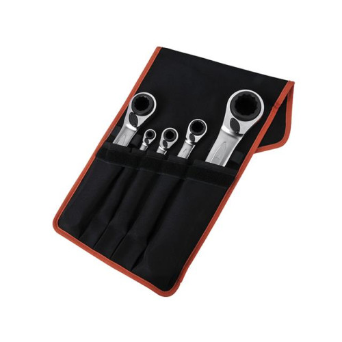 Bahco reversible ratchet spanner set store