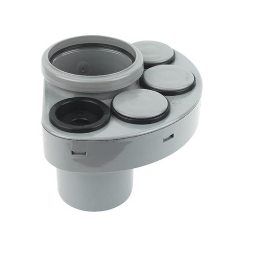 Stalbridge Building Supplies Ltd - Floplast Waste Inlet Manifold Grey